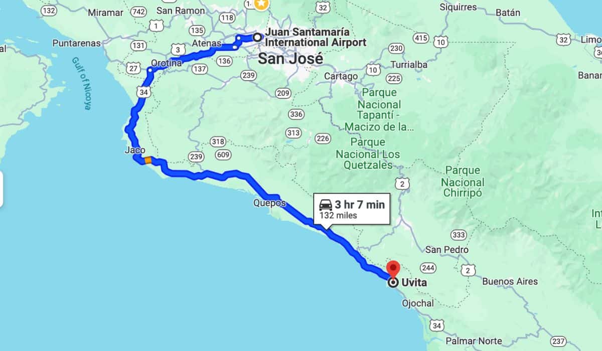 San Jose to Uvita in 5 Ways: Transportation Guide